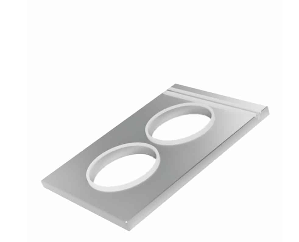 115mm Round - 2 Impression Heat Sealing Die - SystemPAK