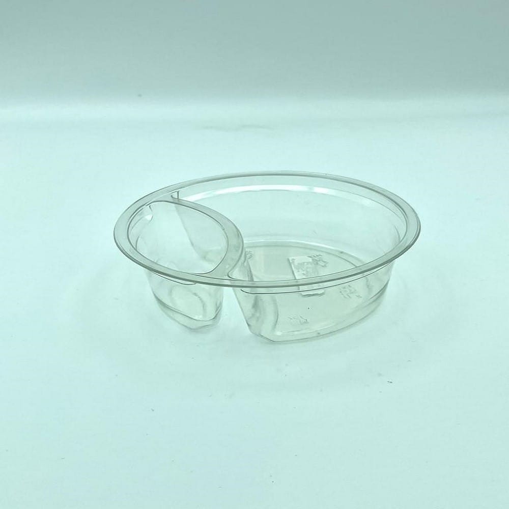 278ml Round 2 Cavity Clear R-Pet Containers for CondiPAK Range