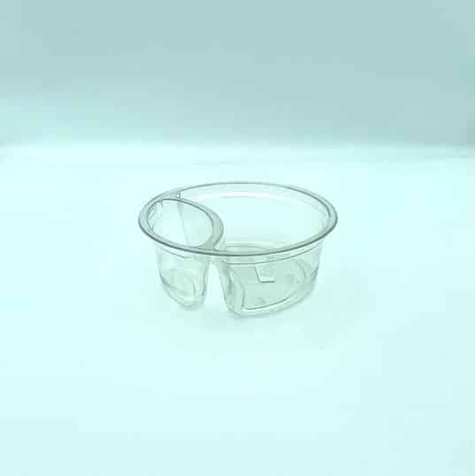278ml Round 2 Cavity Clear R-Pet Containers for CondiPAK Range