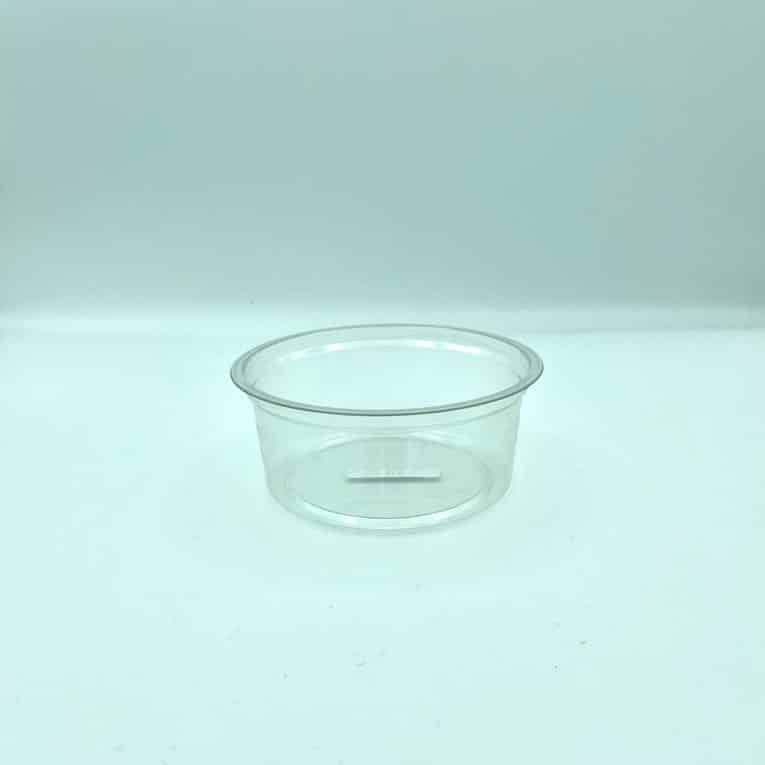 310ml Round 115mm Diameter Clear R-Pet Containers