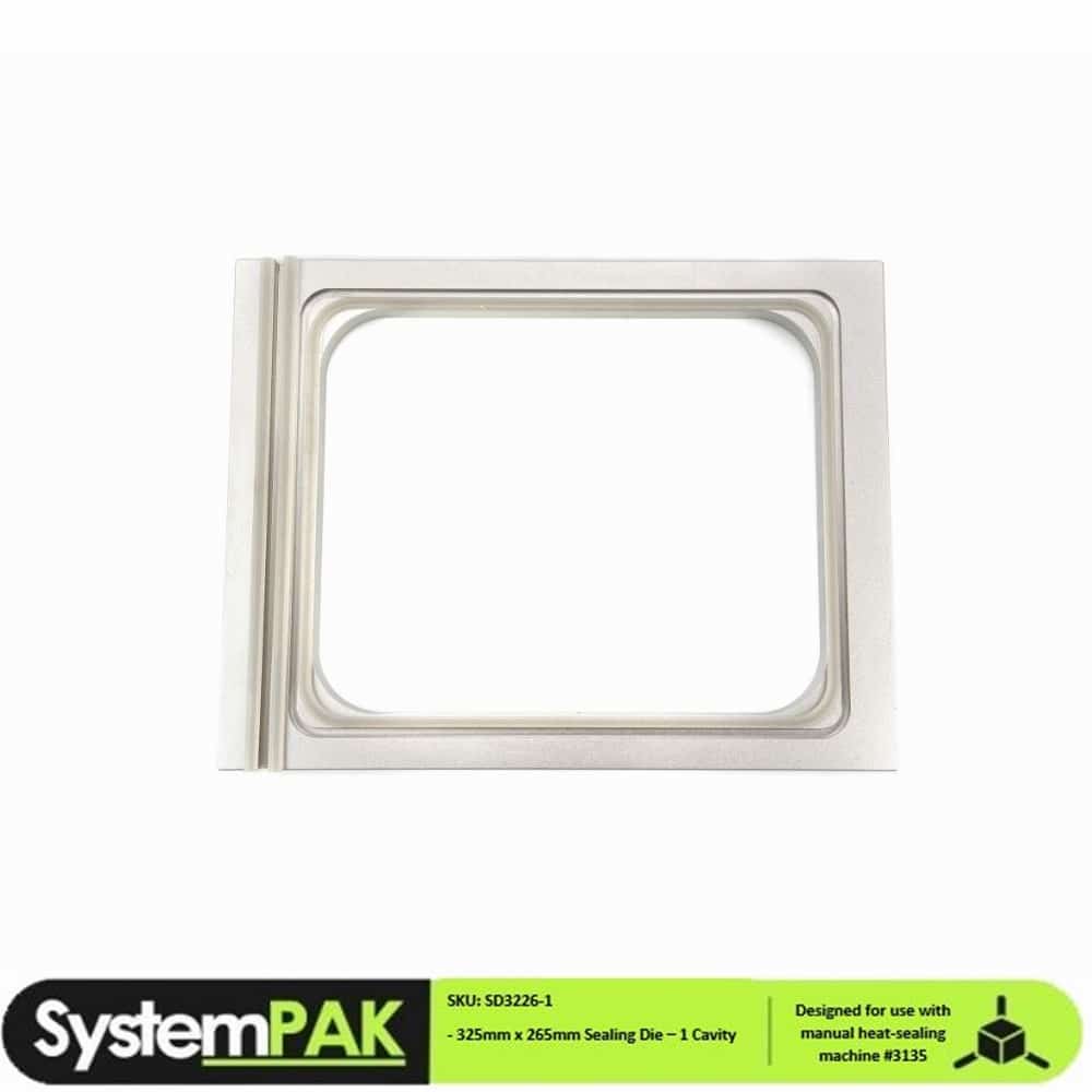 325mm x 265mm - 1 Impression Heat Sealing Die - SystemPAK