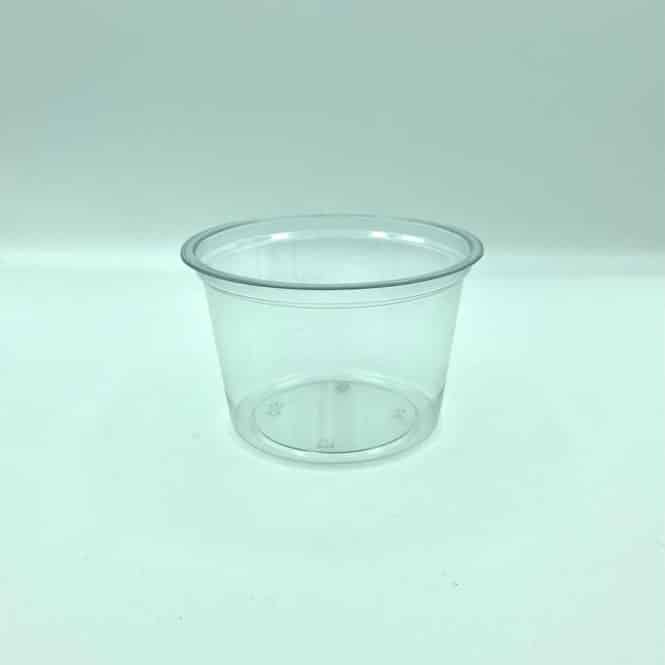 450ml Round 115mm Diameter Clear R-Pet Containers