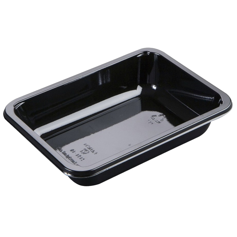 505ml Black Rectangular CPET Top Seal Trays - 756 Trays