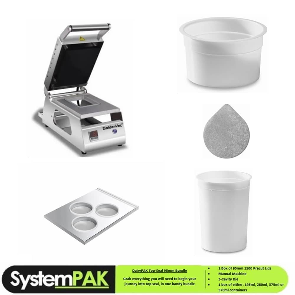 Manual Table Top Heat Sealing Machine Complete Bundle