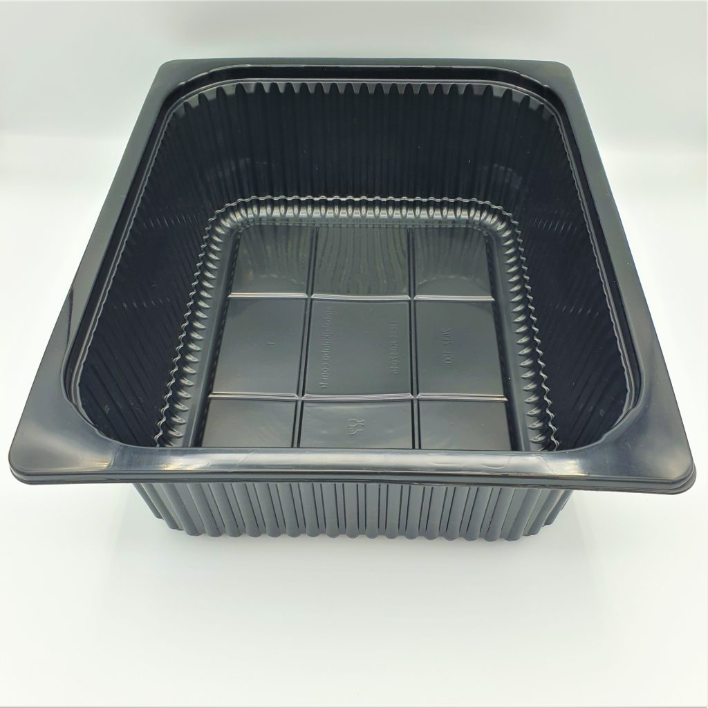 325 x 265mm Black Rectangular Half Gastro Top Seal Trays