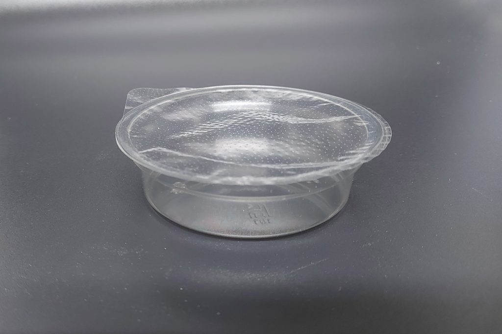 Clear Round Pre-cut Heat Sealable lids - Peelable - SystemPAK